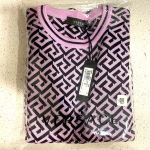 Versace | Dresses | Versace La Greca Knit Dress | Poshmark